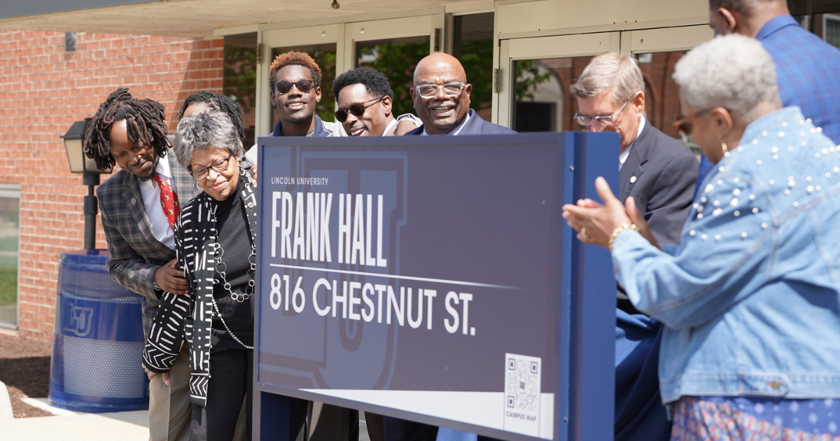 Lincoln University of Missouri Celebrates Unveiling of Dr. James Frank Hall